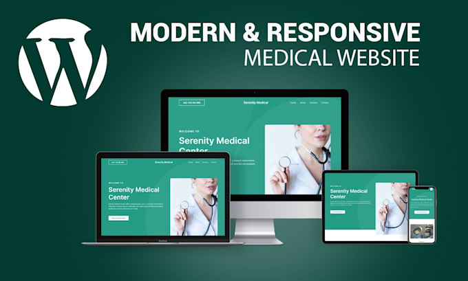 Design medical website, healthcare, doctor and clinic website by ...