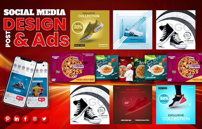 Make a unique social media design, insta post with graphic media by ...