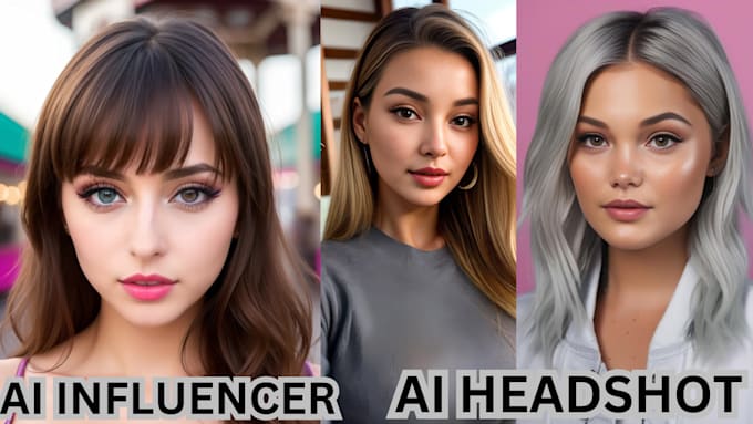 Create realistic ai headshot ai image ai influencer model for instagram twitter by Mathtew_ | Fiverr
