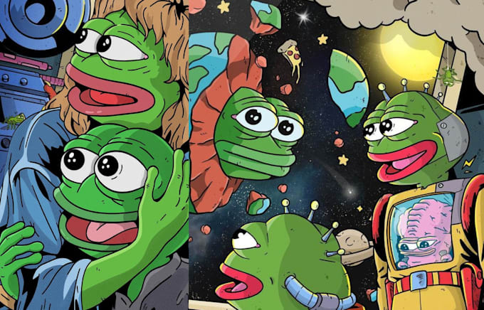 Create pepe art, pepe frog, pepe emote, pepe sticker, pepe meme , pepe ...