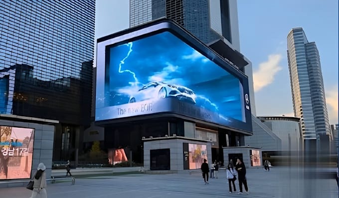 Create premium 3d billboard dooh fooh and teaser animation in cinema4d ...