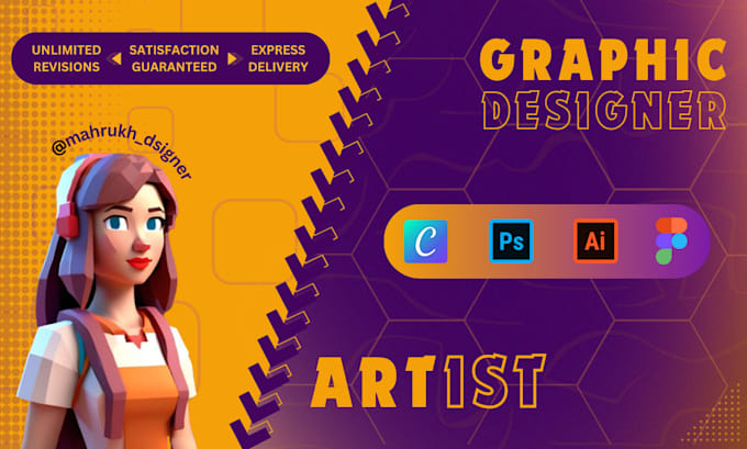 Design visually stunning graphics and custom illustrations by Mahrukh ...