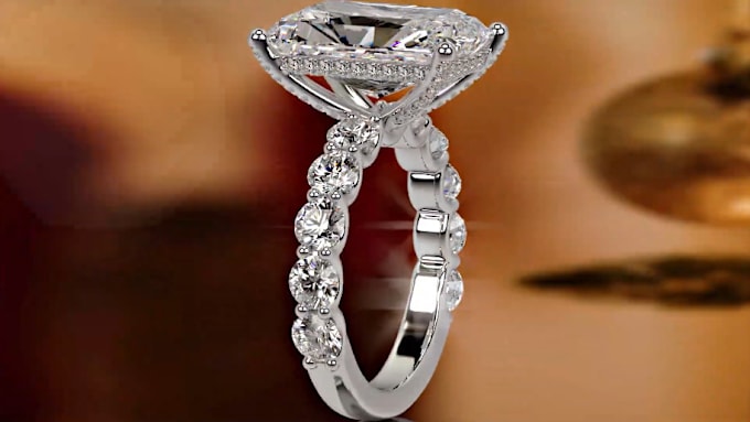 Create 3d cad model jewelry design, rendering , retouching, gemvision ... Create 3d cad model jewelry design, rendering , retouching, gemvision ...