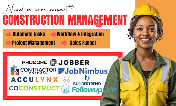 Setup procore buildertrend sumoquote jobnimbus buildertrend leap coconstruct crm by Ibukunoluwa ...