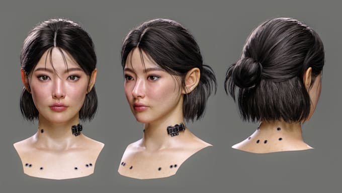 Create 3d realistic character for film or game in blender maya ue5 cc4 ...