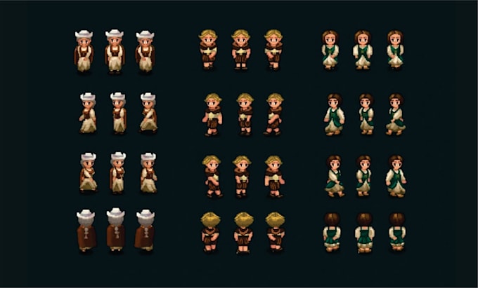 Create 2d sprite sheet and game asset for your game