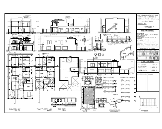 Do professional autocad 2d floor plan design, architectural 2d floor ...