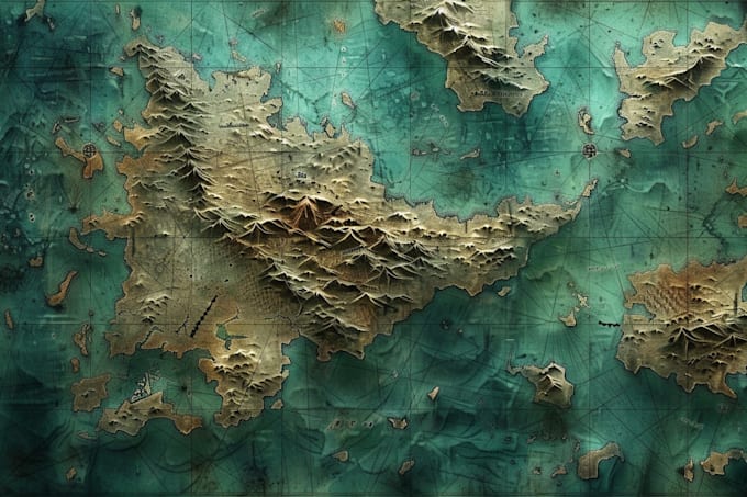 Create a high quality fantasy map by Allettaer | Fiverr