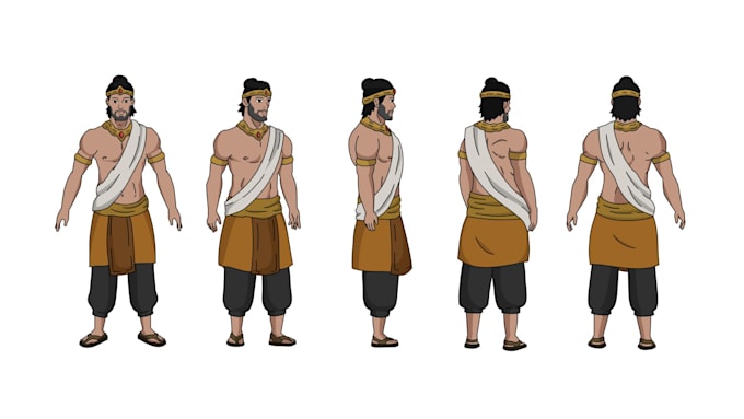 Create a professional 2d character design by Tegarimamprasoj | Fiverr