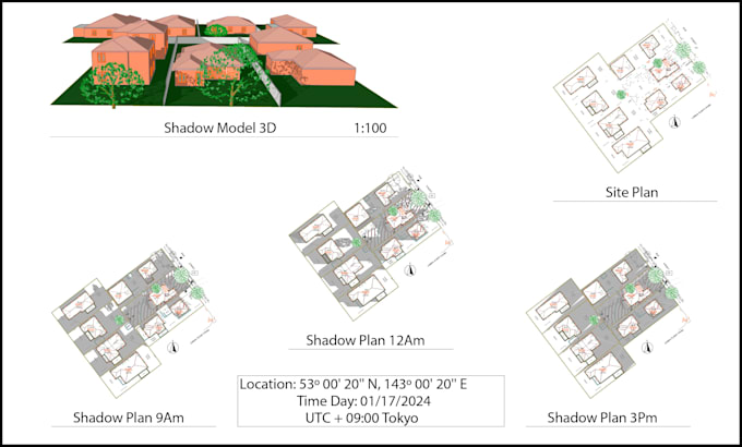 Drawn sun path or shadow plan to your property by Jack_dsh | Fiverr