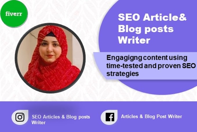 Your research proposals, seo articles and blog posts writer by Faiza ...