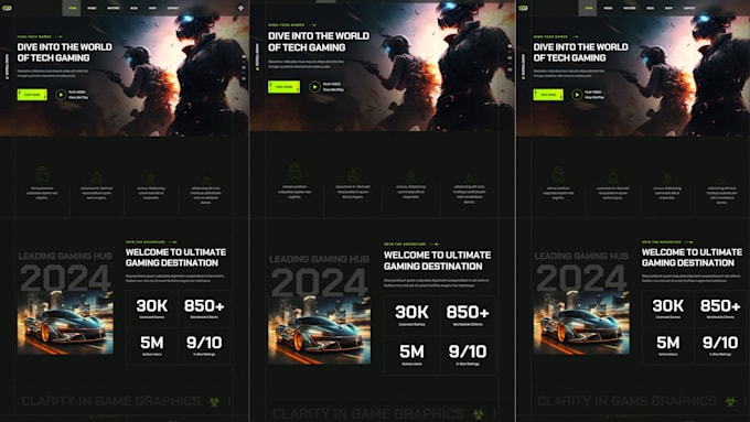 Design esport website, tournament website, with twitch integration by ...