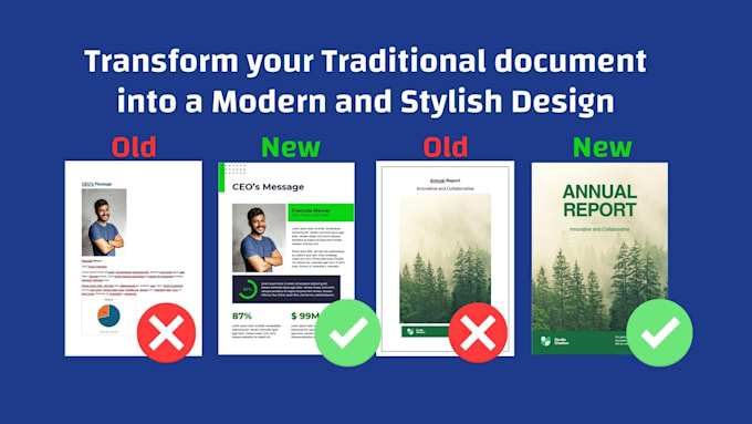 Redesign your document pdf into a elegant layout by Boulakhbar | Fiverr