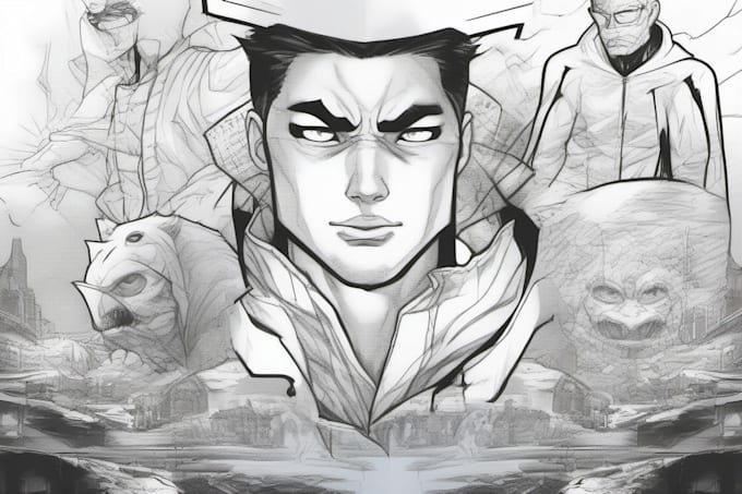 Custom comic manga art and story creation by Itrumone | Fiverr