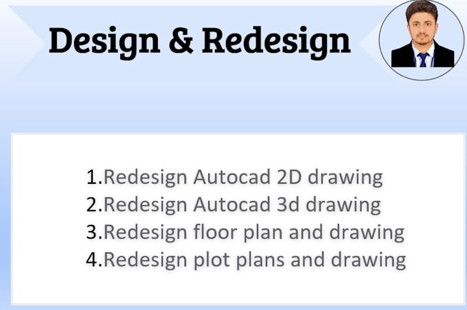 Redesign 2d,3d autocad drawing by Softwar_experts | Fiverr