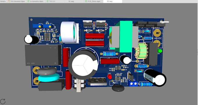 Printed circuit board layout by Vladimir_hide | Fiverr