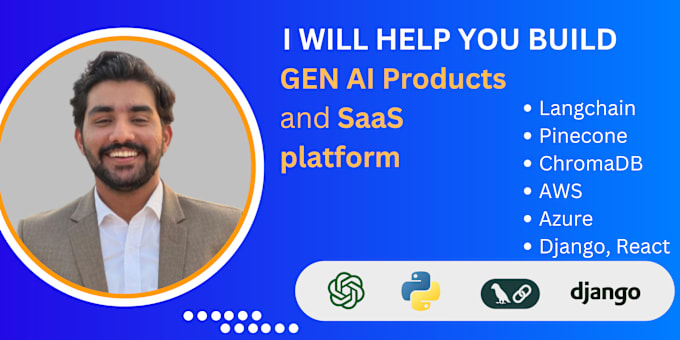 Build gen ai products, saas ,train ai models and integrate gpt, ai ... Build gen ai products, saas ,train ai models and integrate gpt, ai ...