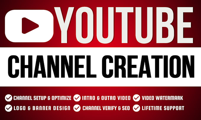 Create youtube channel and setup, logo, channel art by Shahjahanmolla ...