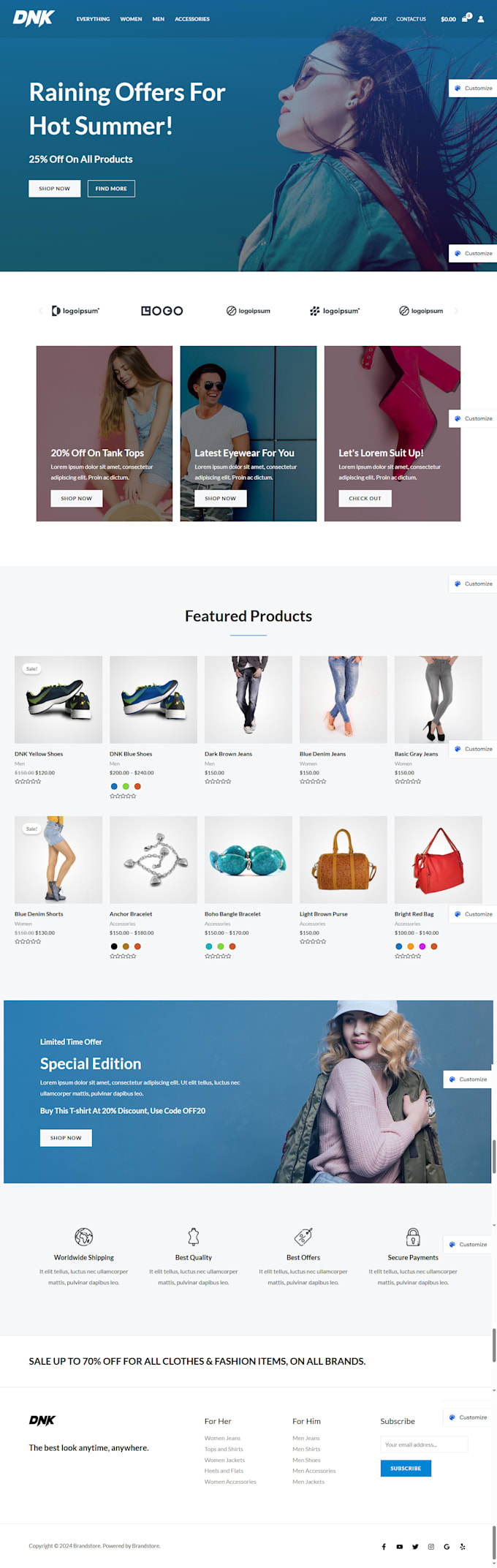Develop prefect ecommerce website by Codeforcoders | Fiverr