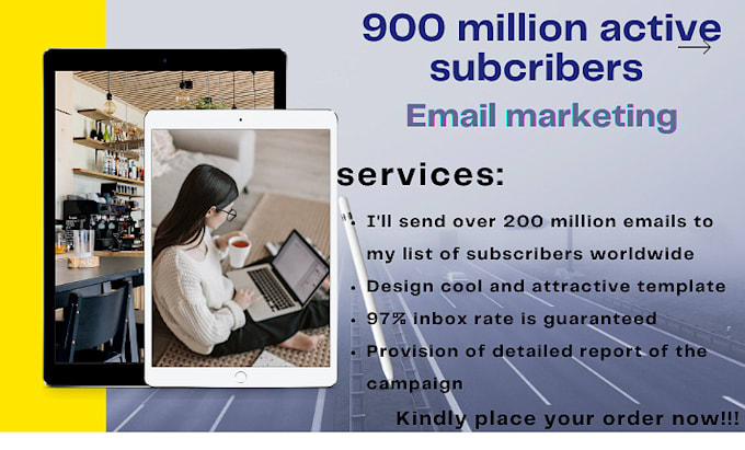 Do email marketing campaign, bulk email blast, and design template by ...