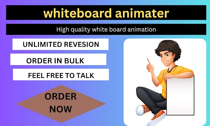 Create a custom white board explainer video animation by Haider_ali003 ...