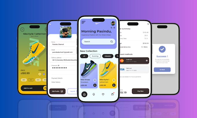 Craft mobile app ui ux design in figma by Pasindu_ceo | Fiverr