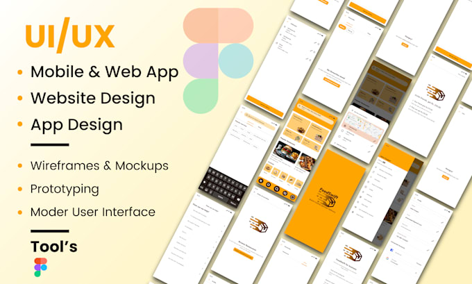 Design mobile app ui ux design in figma by Graphic00123 | Fiverr