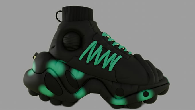 Create footwear design sneaker design shoe design shoe tech pack 3d ...