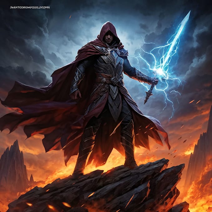 Make dnd character and fantasy dnd super hero illustration by Phersho ...