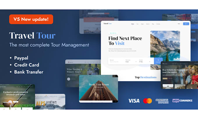 Make your tour and travel management system web by Yuu_lab | Fiverr