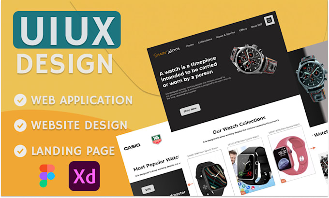 Do figma website design, website ui ux, landing page design, mobile app design by Maher_umer ...