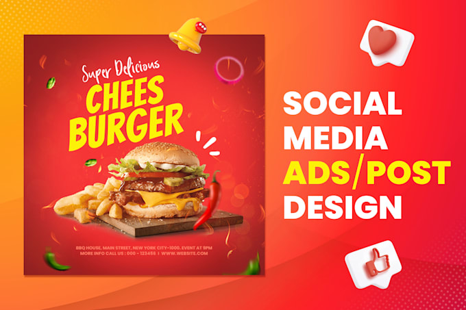 Design unique and creative ad images and social media posts by Zidani ...