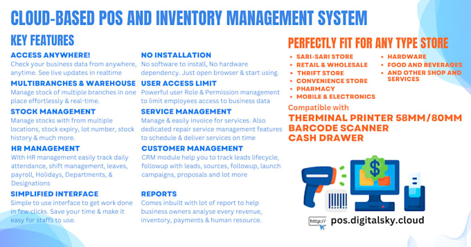 Do pos system with inventory management system and crm by Raymondramiro ...