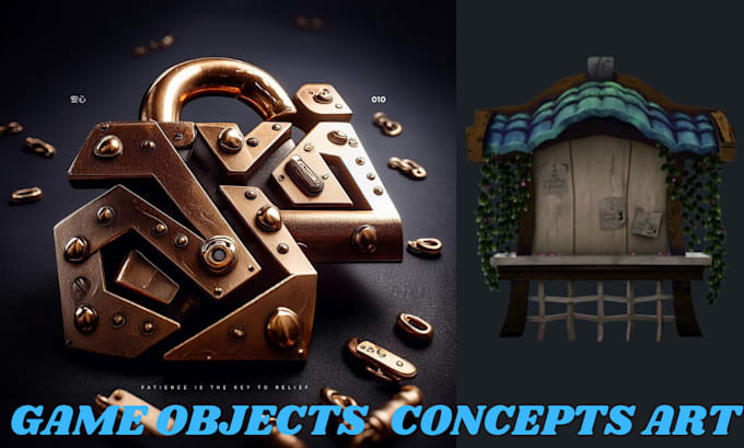 Do custom game art assets concept designs and game character by ...