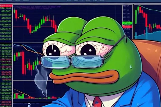 Create memecoin art crypto art meme art pepe character meme coin pepe ...