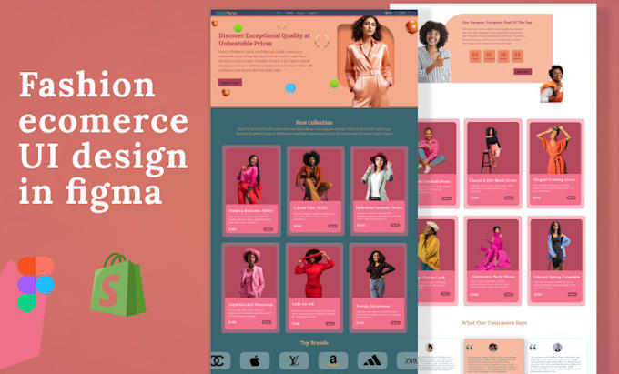 Design shopify ecommerce pages in figma for your store by Herbdullahi ...