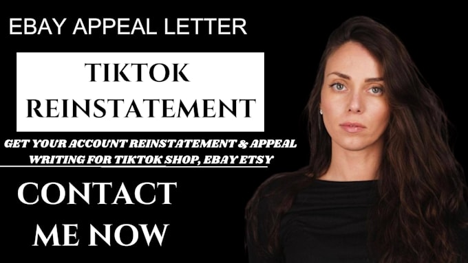 Create usa tiktok shop, manager tiktok ads marketing appeal letter ...