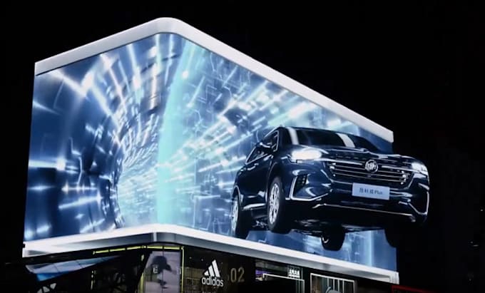 Do 3d billboard anamorphic, cgi anamorphic animation for your brand by ...