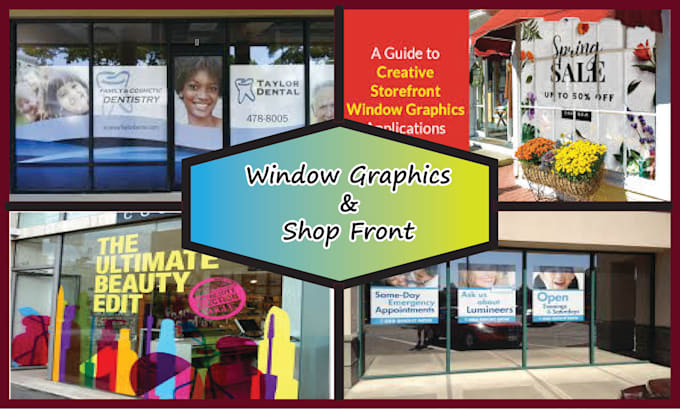 Design amazing shop front design and store front design and window ...