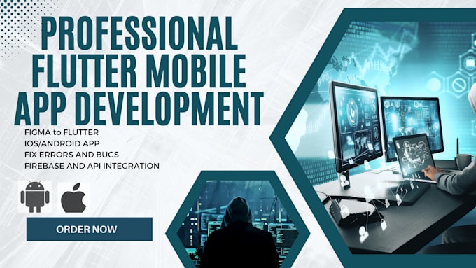 Build flutter app, flutter mobile app, flutterflow app for android and ...