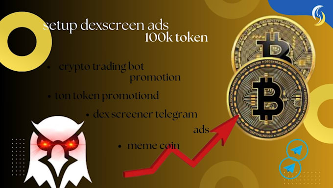 Setup dex screener ads to 100k token sales by Clementmoseh | Fiverr