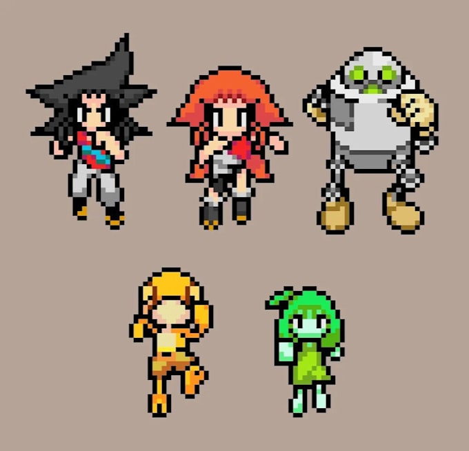Create nsfw pixel art, sprite sheet, pixel animation, game assets, 8 bit, gif by Damibomi | Fiverr