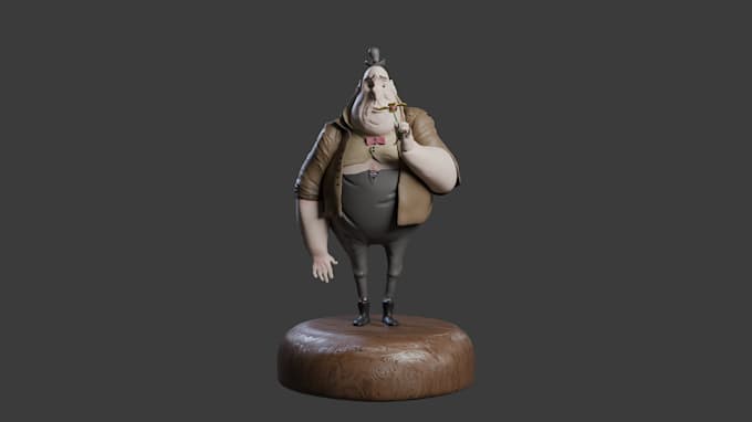 Create detailed and visually stunning 3d character models by Leosculptx ...