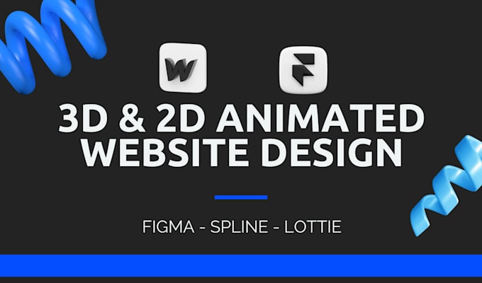 3d interactive webflow animation spline animation 2d lottie animation framer web by Mixheal84 ...