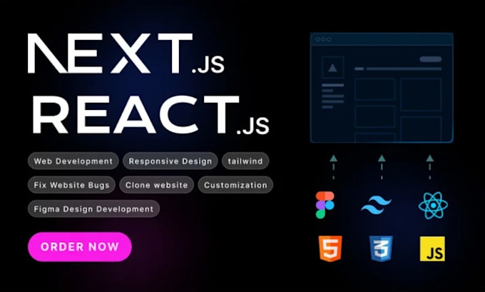 Create, website in react or next js tailwind css by Masud_sarder | Fiverr