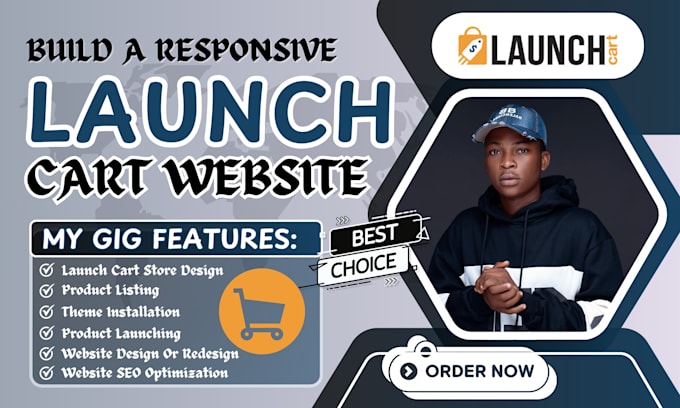 Build a responsive dropshipping launch cart website by Kayy_wealth | Fiverr