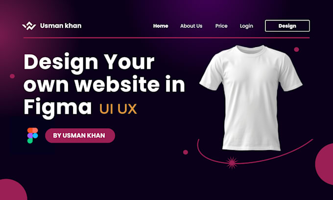 Design a mock up website app in figma figma ui ux by Usmankhan2k | Fiverr