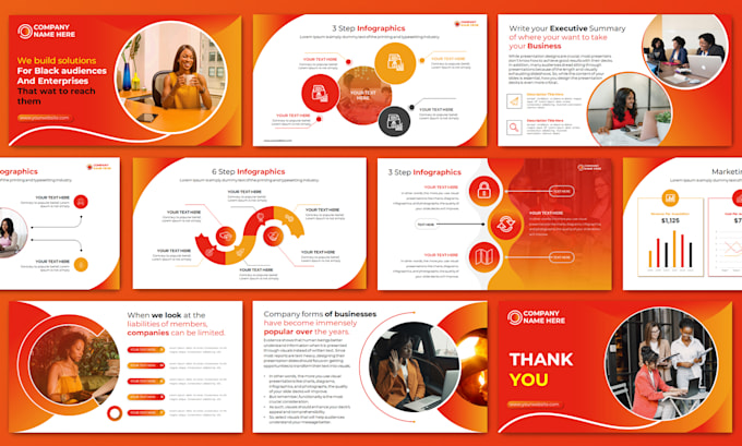 Redesign powerpoint template presentation design pitch deck google ...