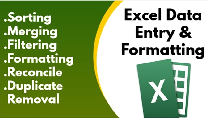 Do Ms Excel Data Cleaning And Formatting Merging Splitting Sorting Reconcile By Omihere1986 3249