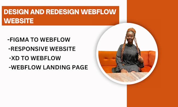 Build webflow website,convert figma to webflow,do webflow design by ...
